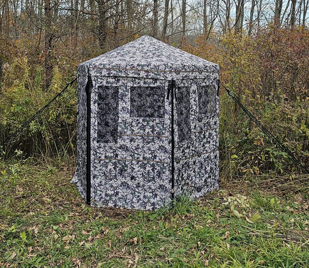 Hawk Warrior Down and Out Ground Blind Review - North American Deer Hunter